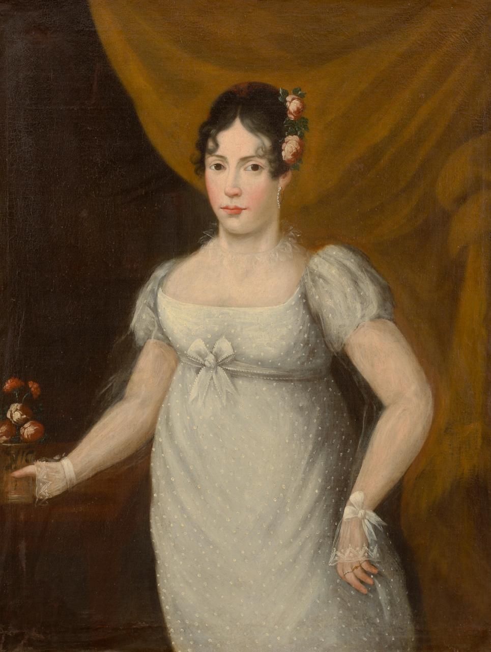 Antonio Mária Esquivel | Retrato de señora | MutualArt