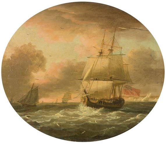 Samuel Scott | Queen Charlotte at Harwich | MutualArt