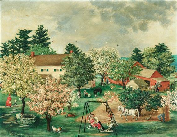Doris Lee | A farm in spring | MutualArt