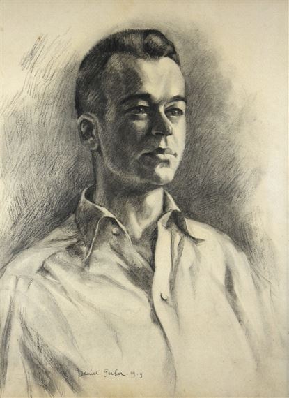 Daniel Garber | Portrait of a young man (1919) | MutualArt