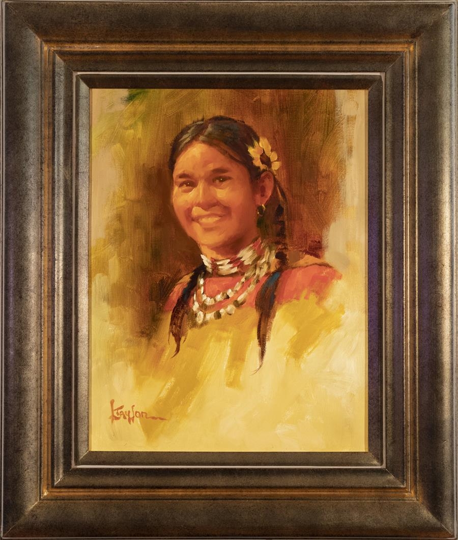 Lyle Tayson, Sr. | Portrait of an American Indian Woman | MutualArt
