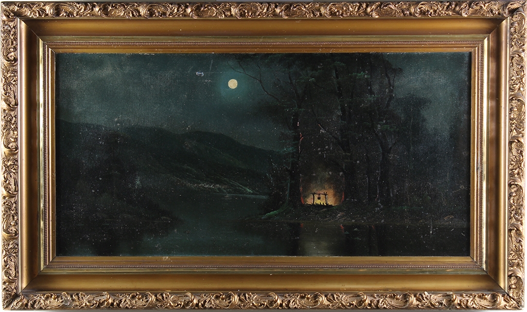 Joseph John Englehart | Campfire By The River | MutualArt