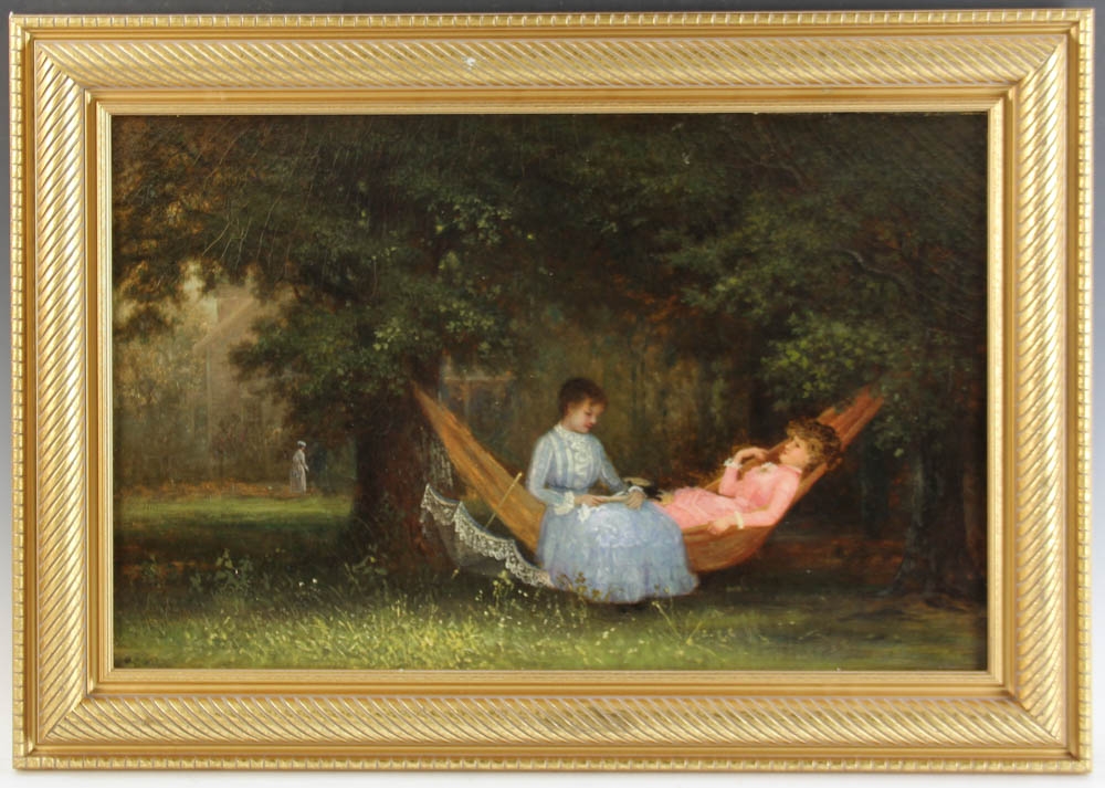 Hamilton Hamilton | Children in a Spring Landscape | MutualArt