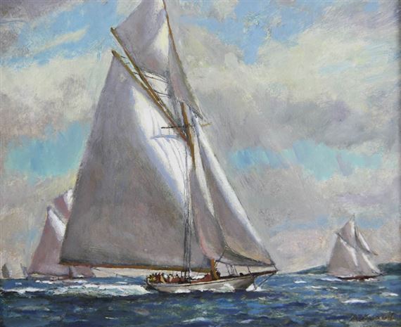 Arnold Whitman Knauth II | Sailboats | MutualArt