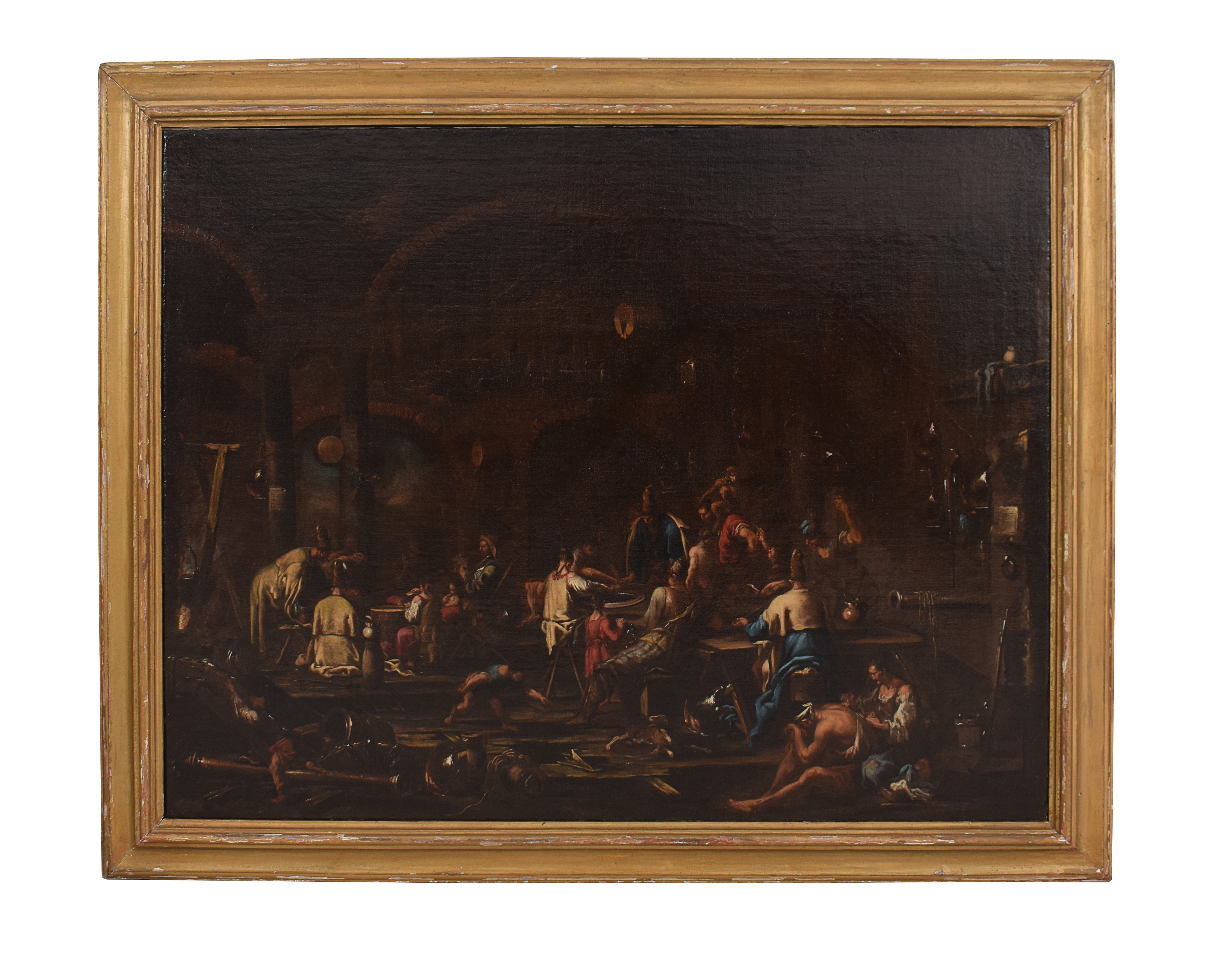 Alessandro Magnasco | Interno di cucina | MutualArt