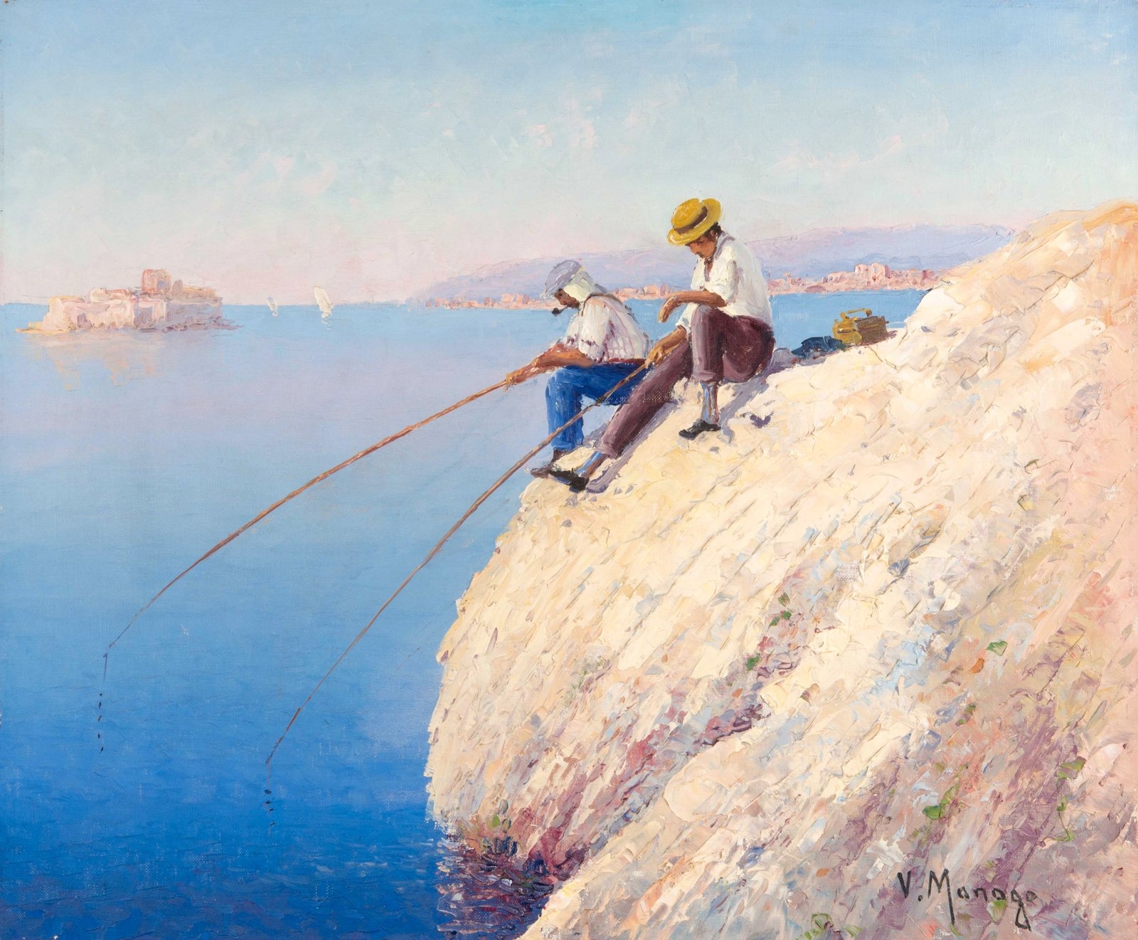 Vincent Manago | Les pêcheurs devant le Frioul | MutualArt