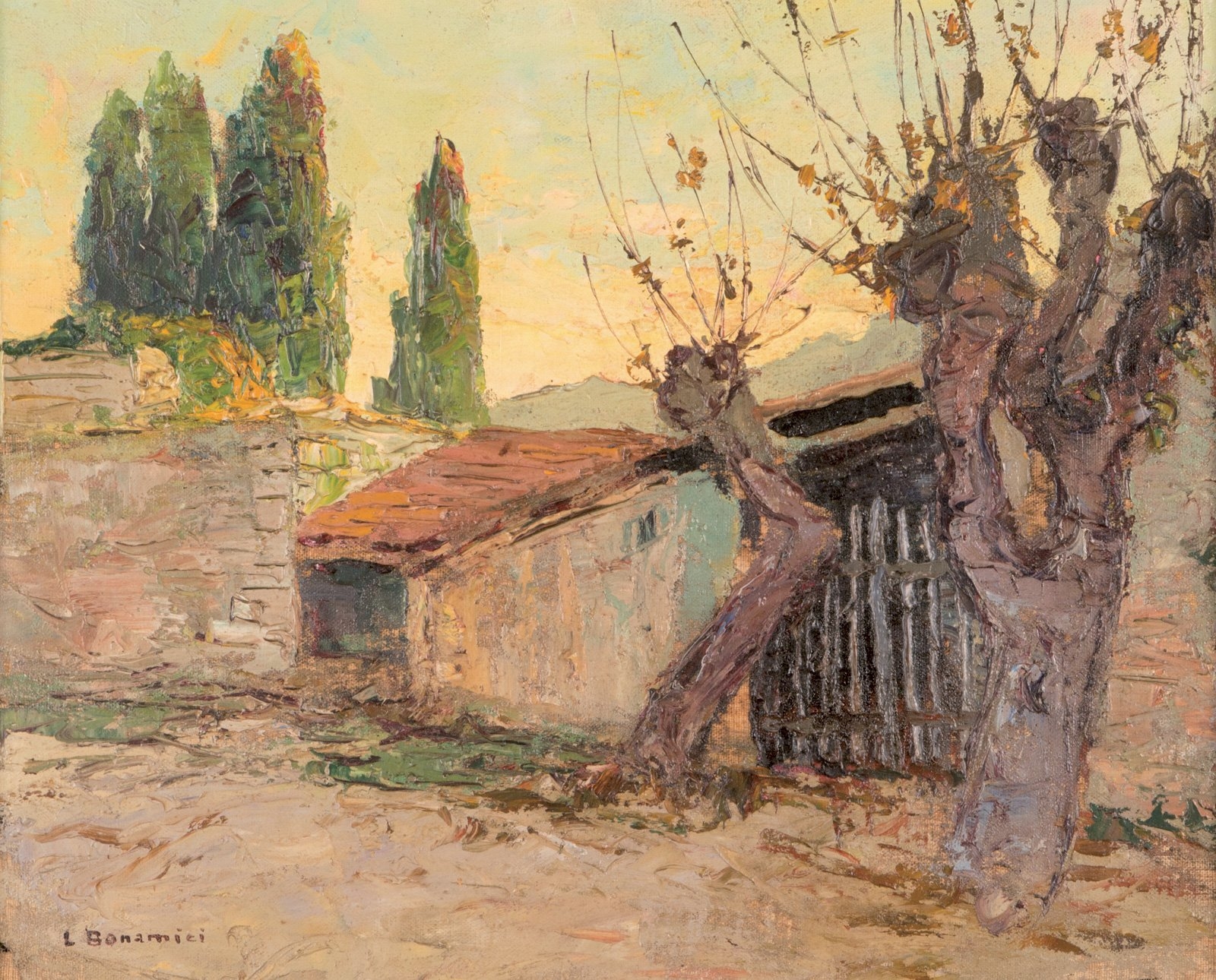 Louis Bonamici | Les platanes | MutualArt