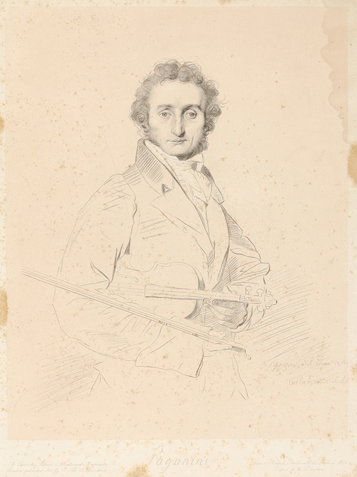 Luigi Calamatta | Paganini (1830) | MutualArt