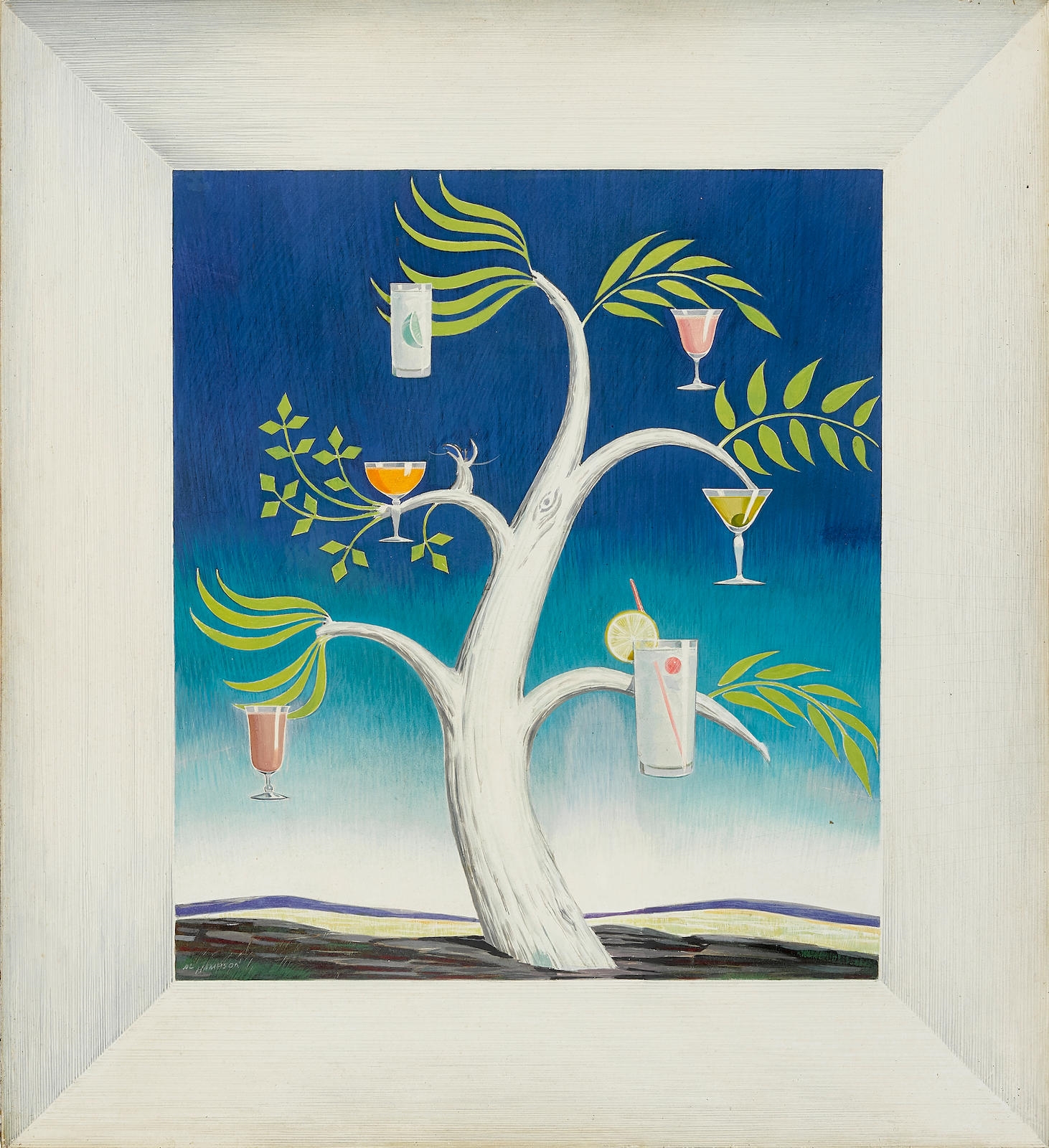 Albert W. Hampson | Cocktail Tree | MutualArt