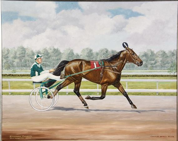 Charles Manley Tyler | Harness Racing Portrait of Keystone Pioneer with ...