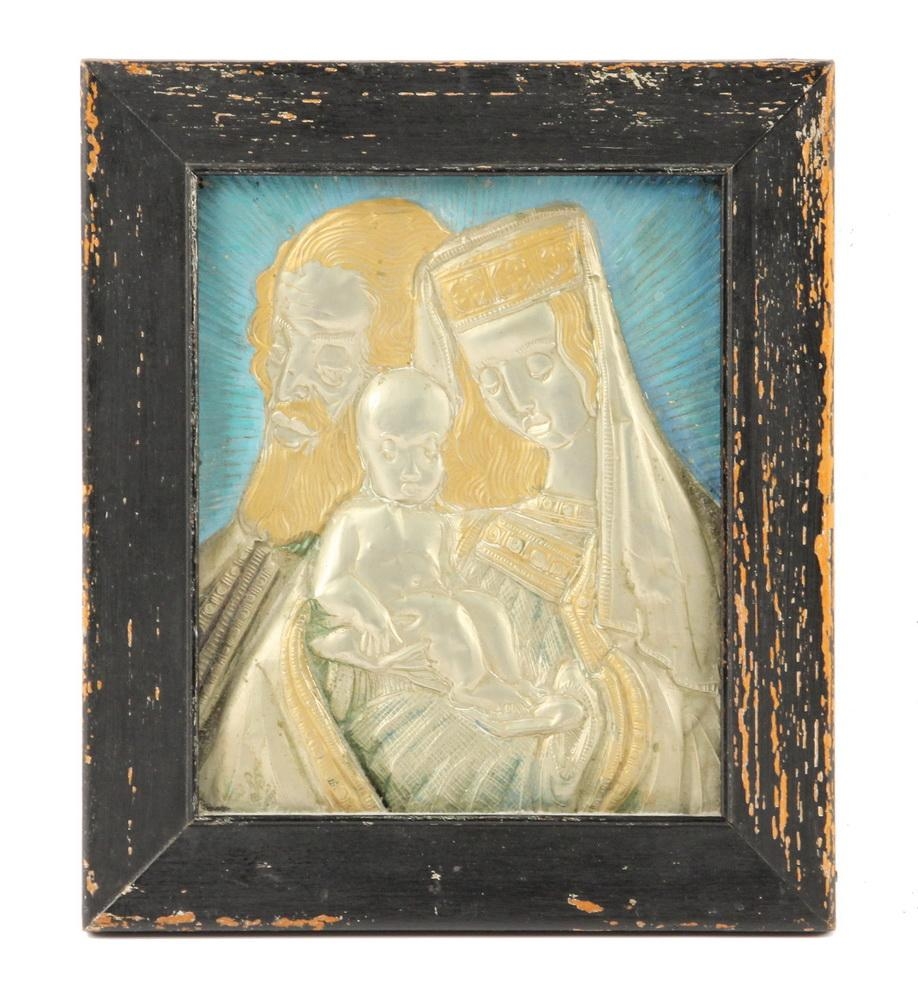 Allan Rohan Crite | Icon of the Holy Family (1944) | MutualArt