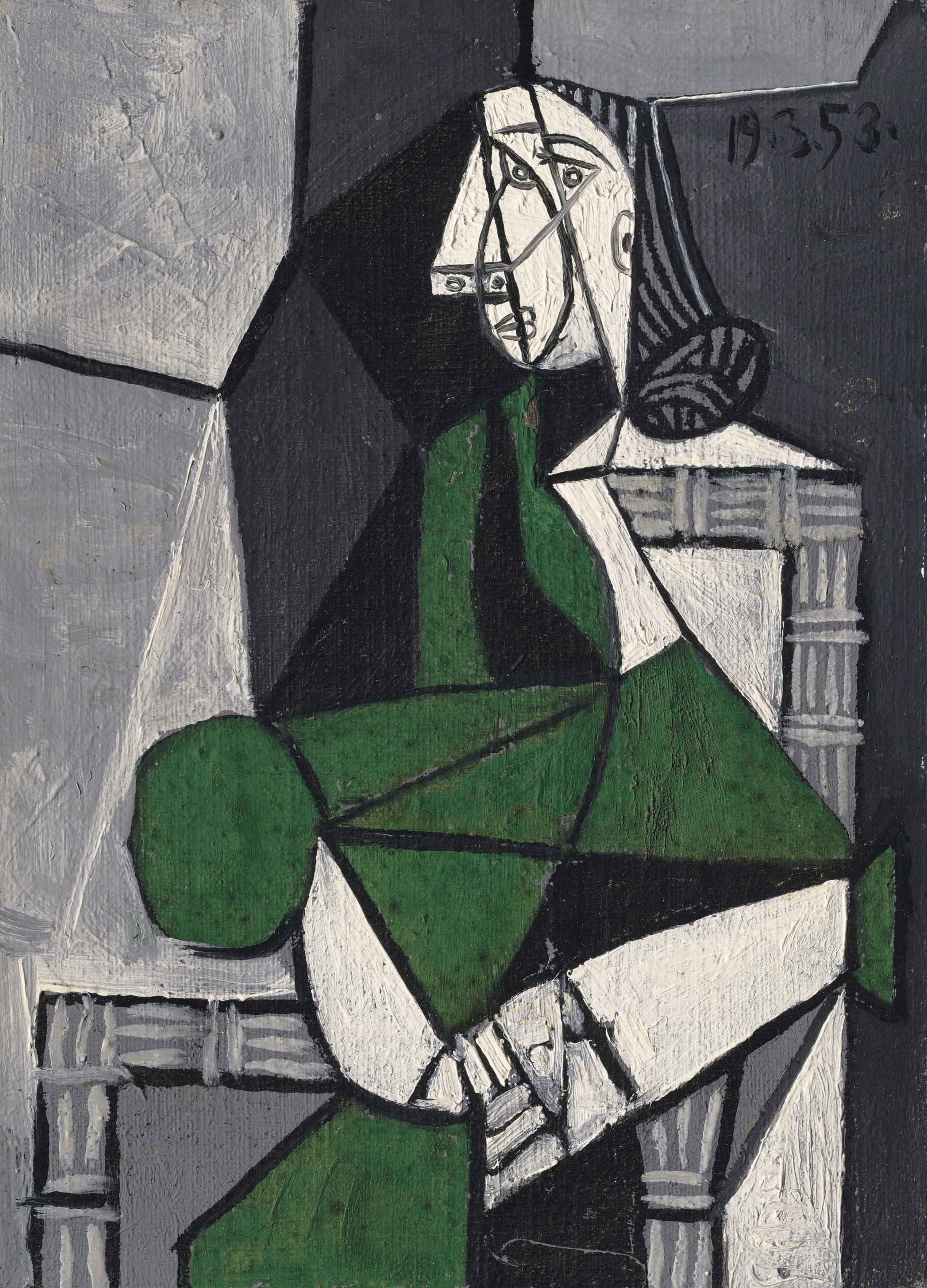 Picasso Pablo | Femme assise (Françoise) (1919) | MutualArt