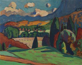 Gabriele Münter | Staffelsee (1908) | MutualArt