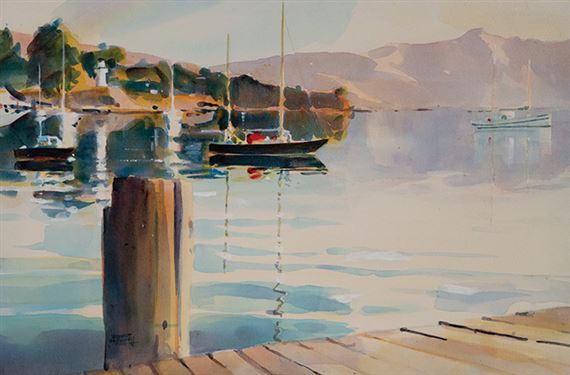 Robert McDowell | Akaroa Afternoon ll | MutualArt
