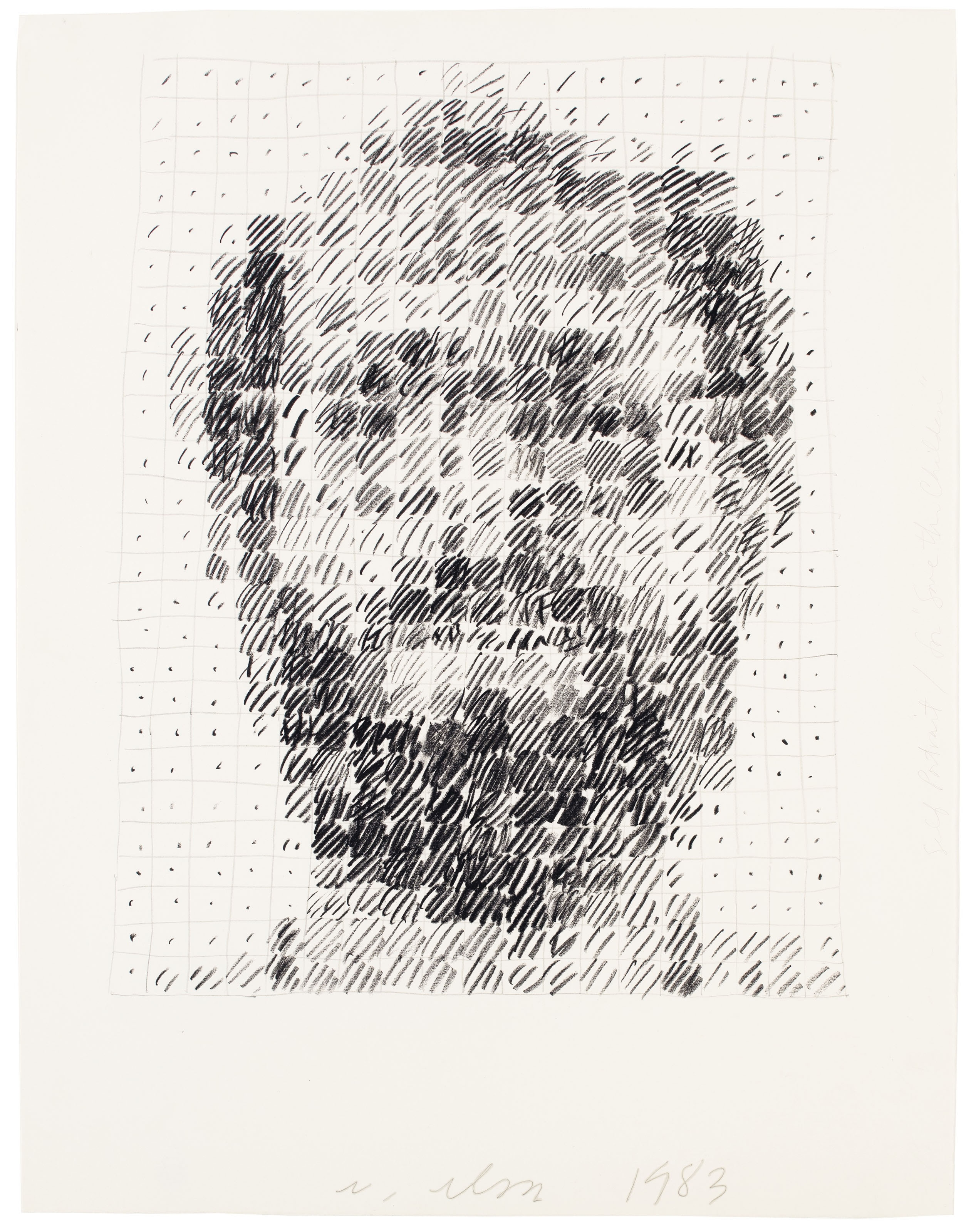 Chuck Close | Self-Portrait (1983) | MutualArt