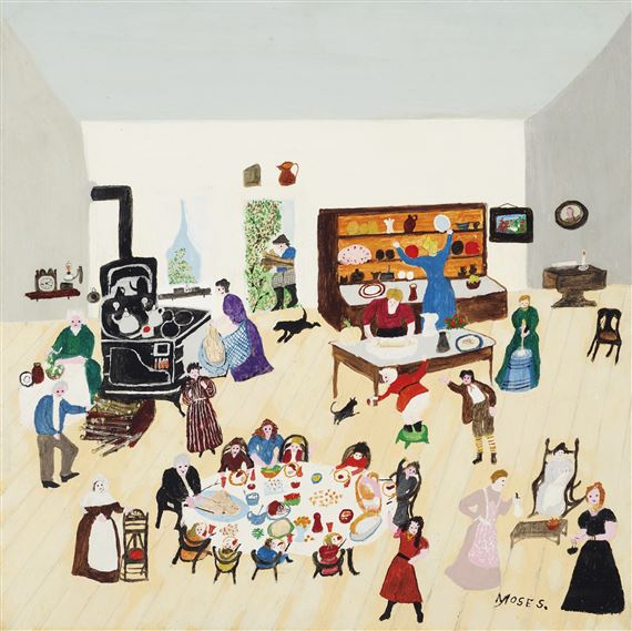 Grandma Moses | THANKSGIVING TURKEY | MutualArt