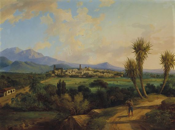 Carl Nebel | Vista de Jalapa (Circa 1836) | MutualArt