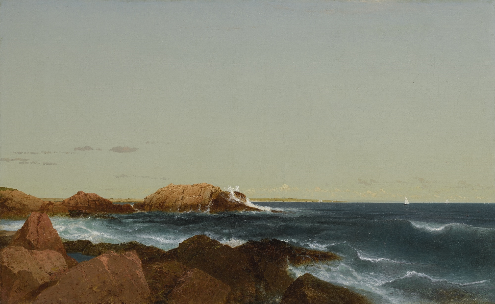 John Frederick Kensett | New England Sunrise (Circa 1863) | MutualArt