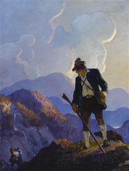 N.C. Wyeth | ON NEARER APPROACH HE WAS STILL MORE SURPRISED AT THE ...