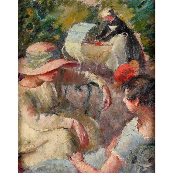 Henri Fehr | Frauen im Park. | MutualArt