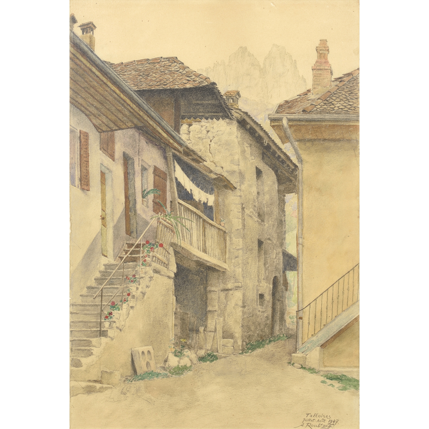 Alexandre Roubtzoff | JEUNE TURQUE PENSIVE | MutualArt