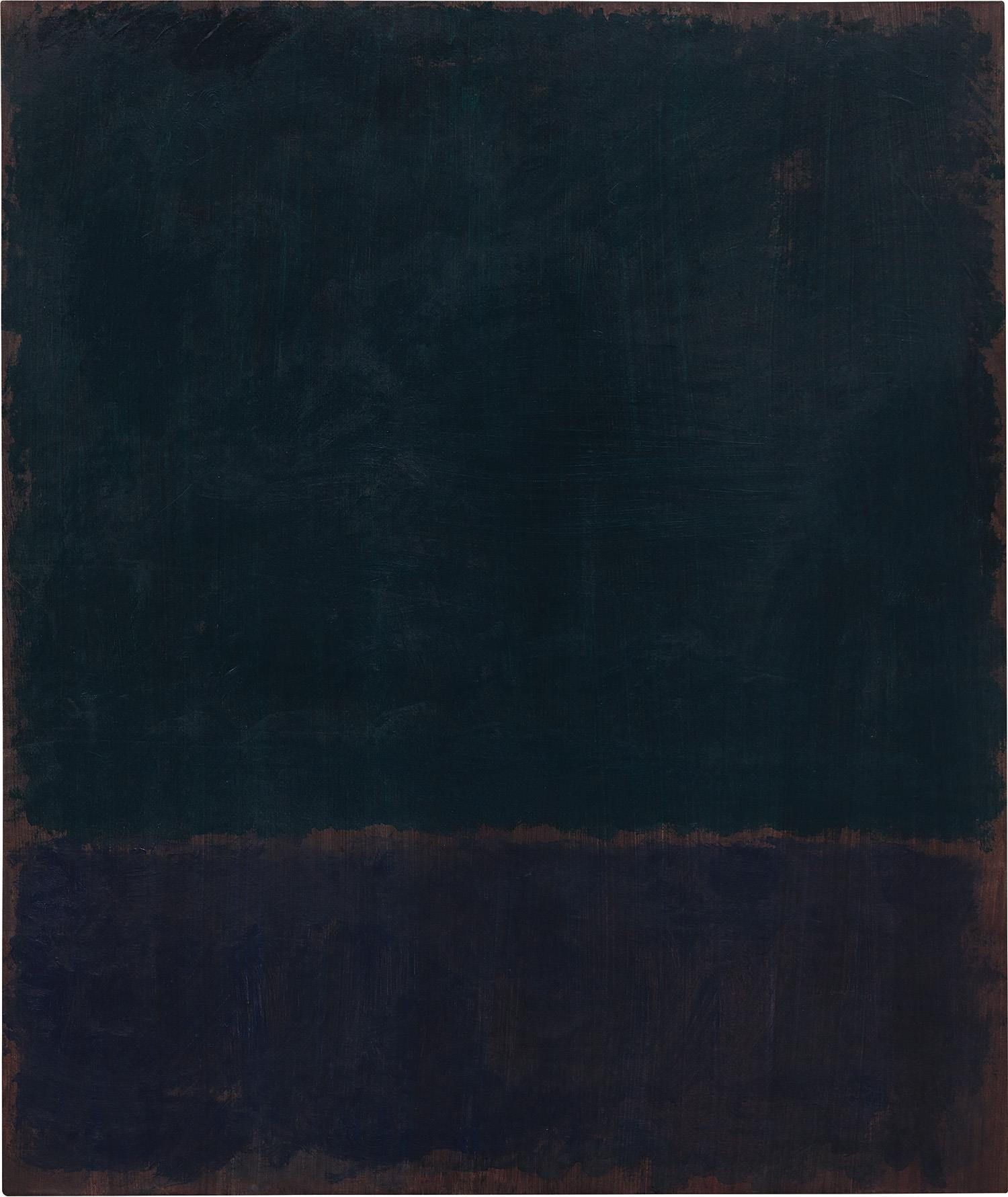 Mark Rothko | Black Blue Painting (1968) | MutualArt