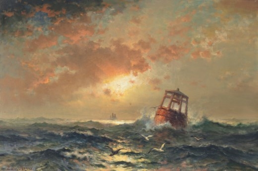 Edward Moran | Seascape | MutualArt