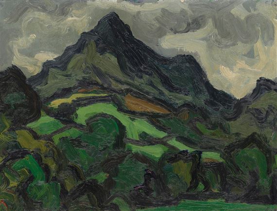 Kyffin Williams | Carreg Goch, Borth-y-Gest | MutualArt