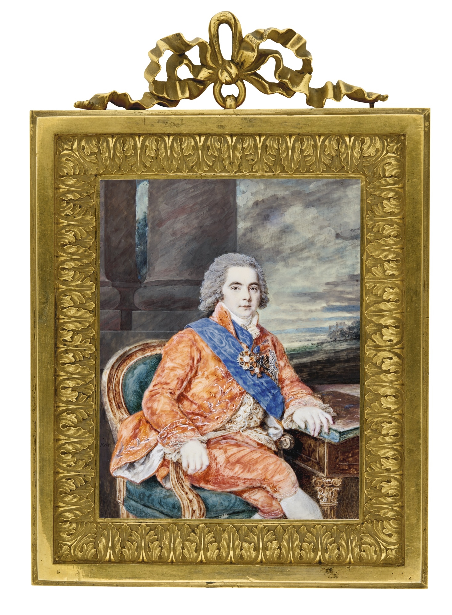 Augustin Ritt | PORTRAIT OF A YOUNG OFFICER (Circa 1795) | MutualArt