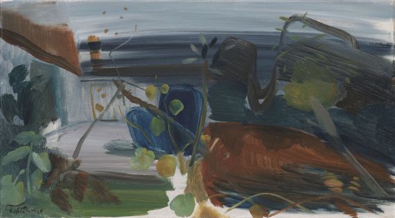 Ivon Hitchens | Terwick Mill no.14, Waterfall (1945) | MutualArt