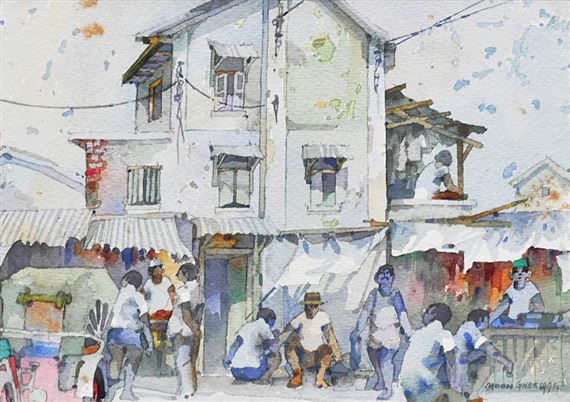 Tan Choon Ghee | Street Scene | MutualArt