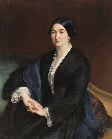 Giovanni Battista Garberini | Ritratto di Giuseppina Bonasegale ved ...