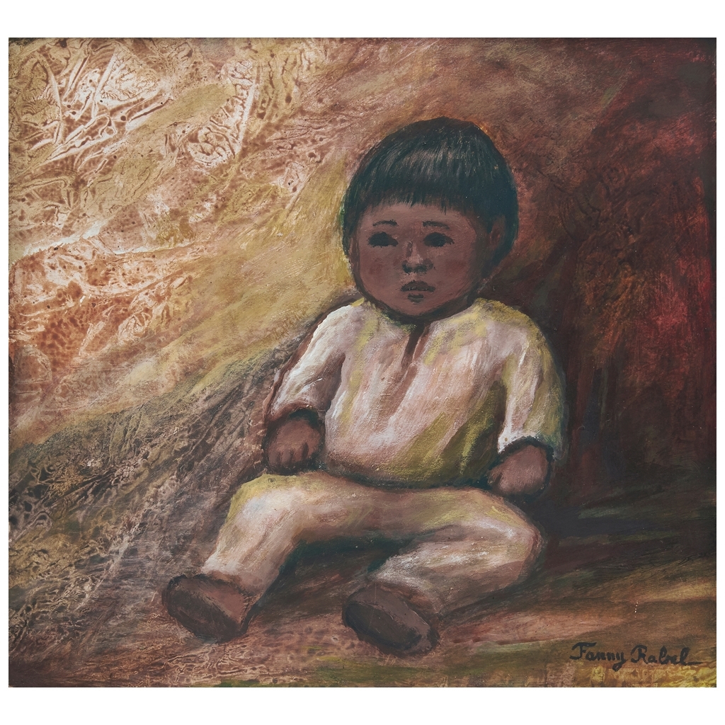 Fanny Rabel | Niño sentado | MutualArt