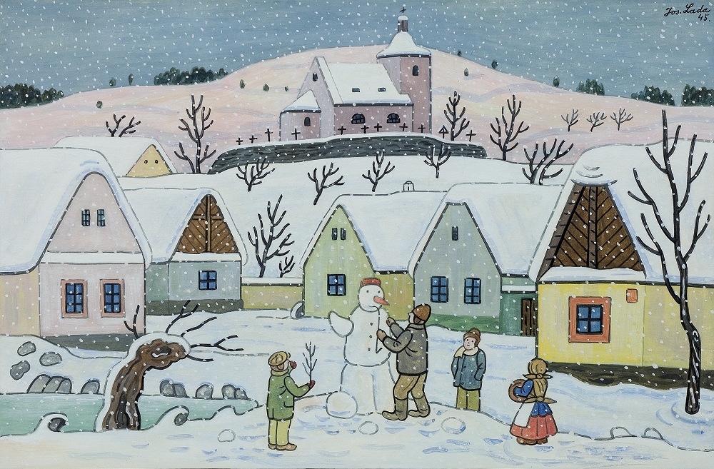 Josef Lada | Winter (1944) | MutualArt