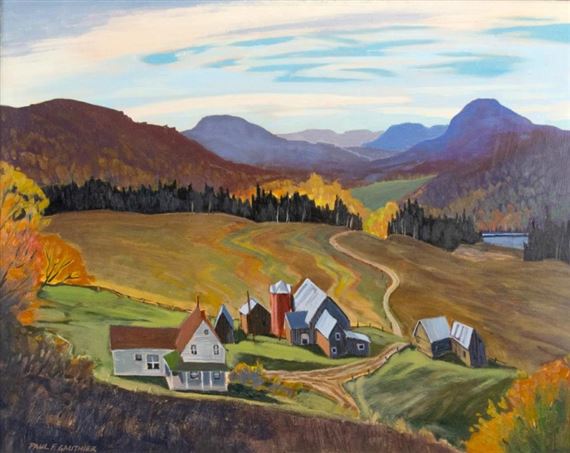 Paul Gauthier | Farm Near Notre Dame Des Laus | MutualArt