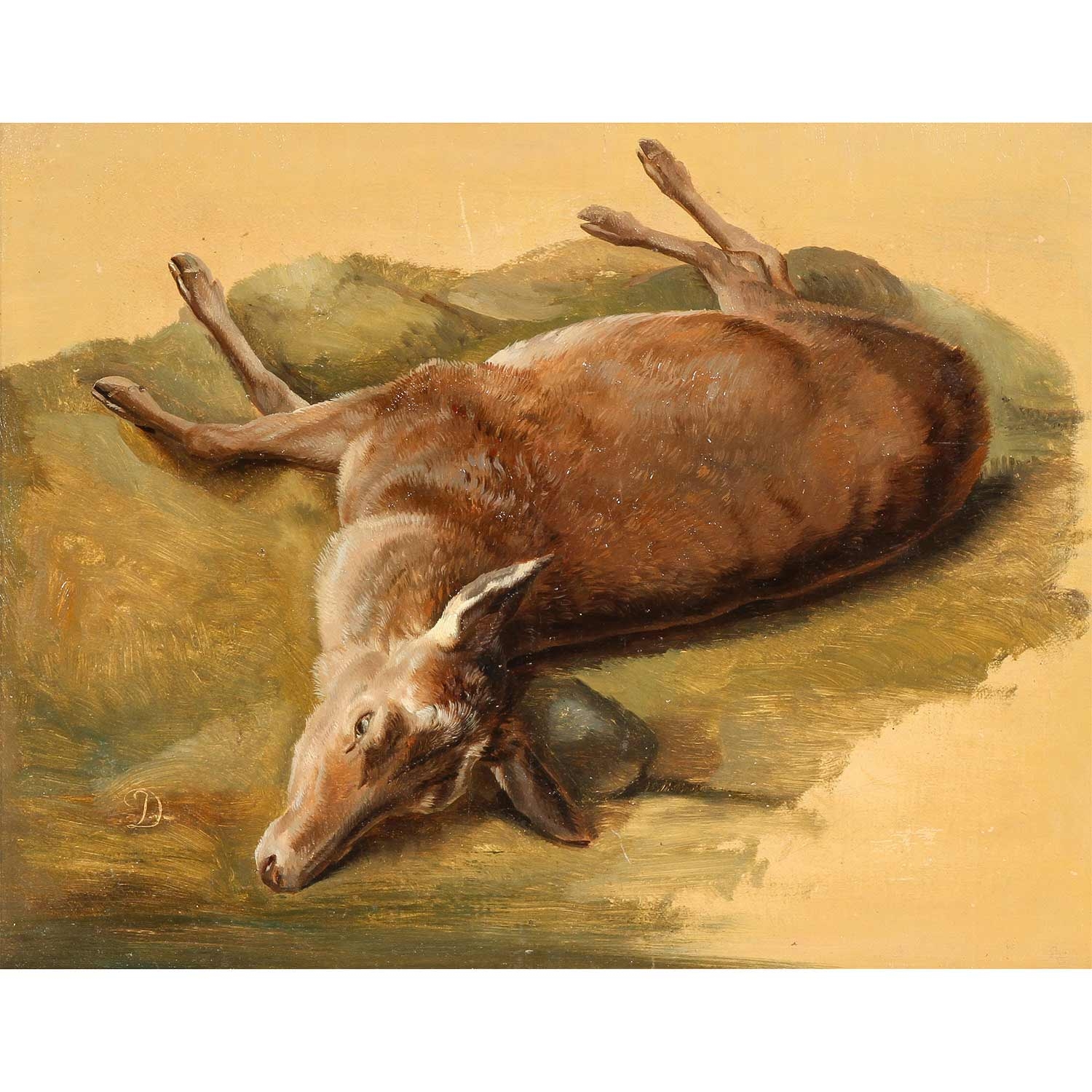 Johannes Christian Deiker | Erlegtes Damwild | MutualArt