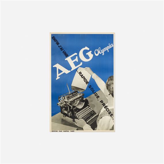 Francis Bernard | AEG Olympia poster (Circa 1935) | MutualArt