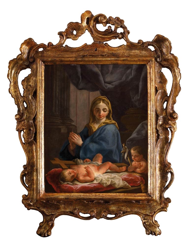 Francesco Trevisani | Madonna and Saint Giovannino in adoration of the ...