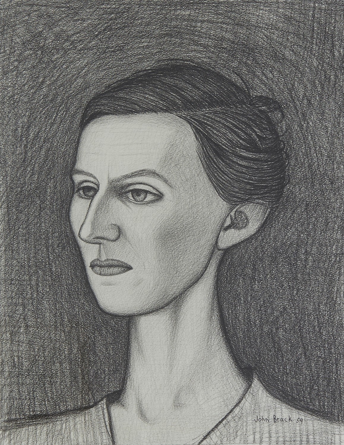 John Brack | Portrait of Helen (1959) | MutualArt