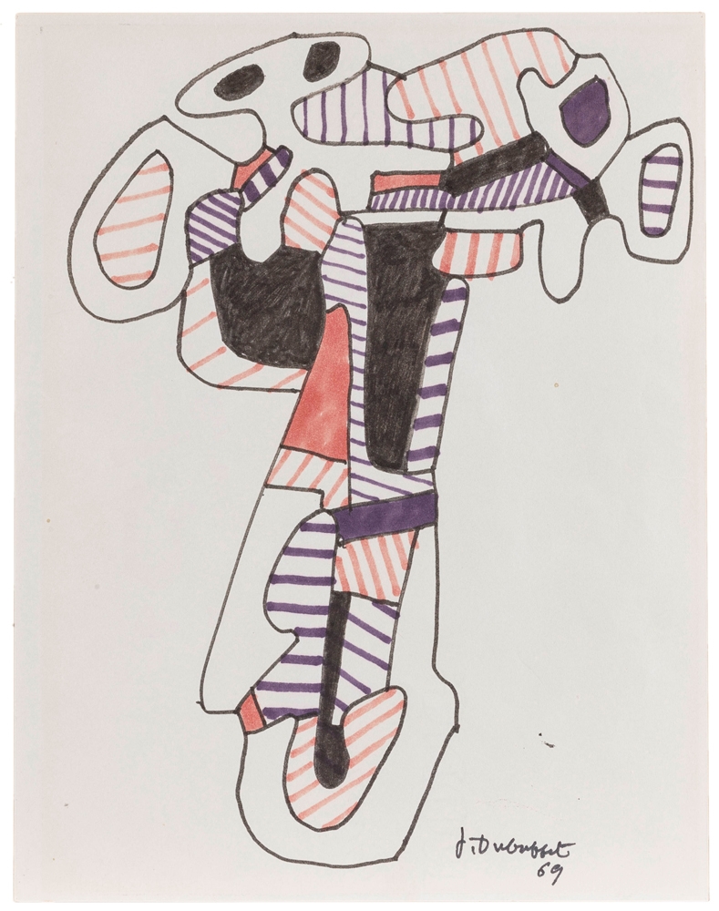 Jean Dubuffet | Jean Dubuffet Drawings (1966) | MutualArt