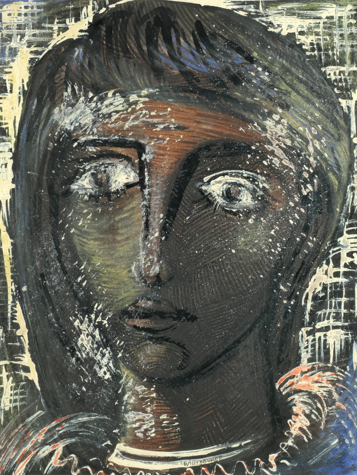 Willi Soukop | Head of a woman | MutualArt