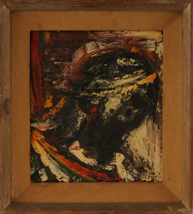 Joachim Probst | Black Christ-Head (1957) | MutualArt