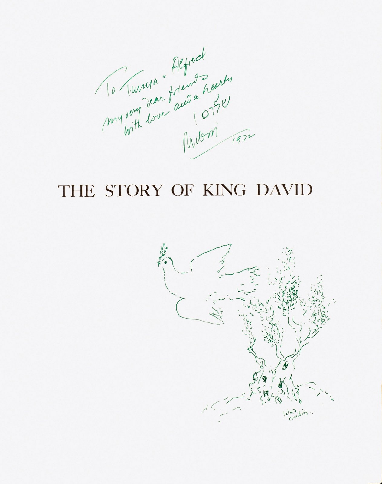 Reuven Rubin | The story of King David (1971) | MutualArt