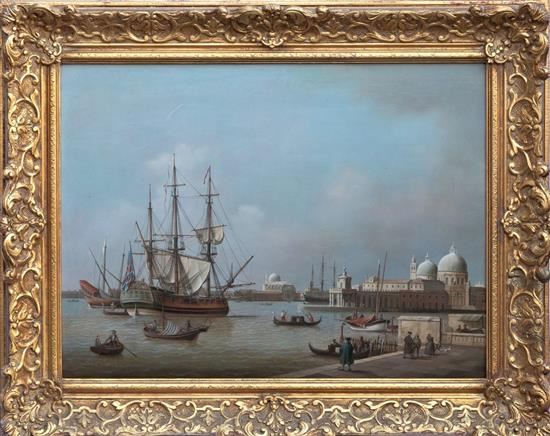 Louis Dodd | A British man o'war and other shipping anchored at the ...