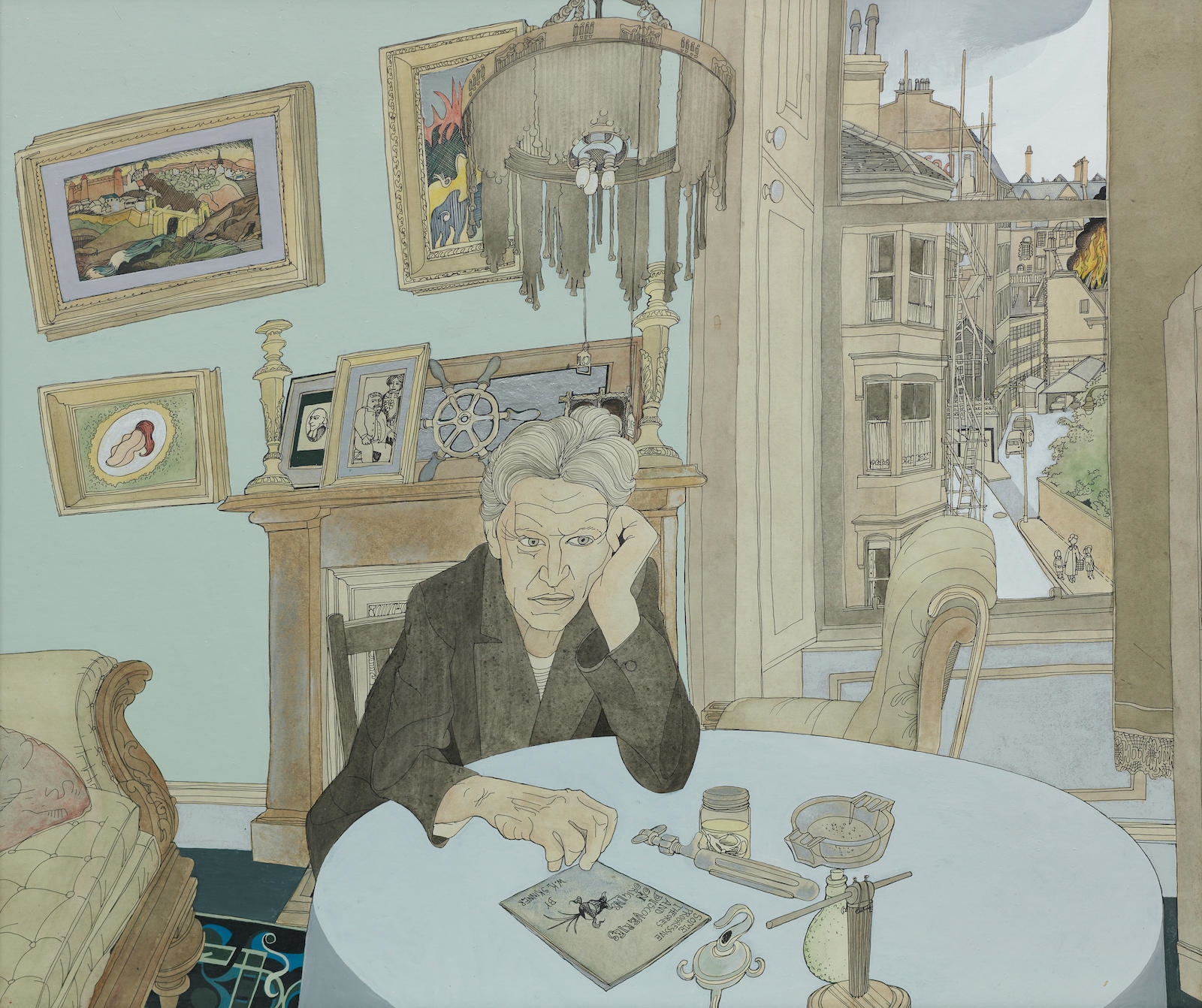 Alasdair Gray | Faust in his Study (1969) | MutualArt