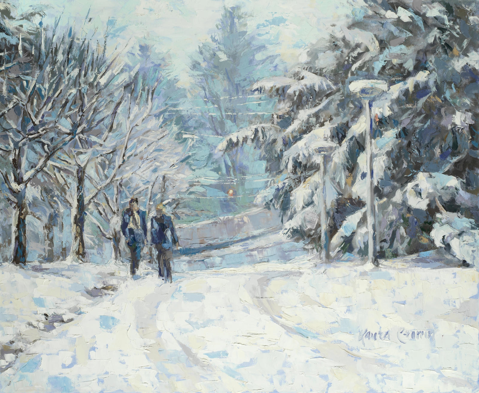Laura Cronin | A Snowy Walk | MutualArt