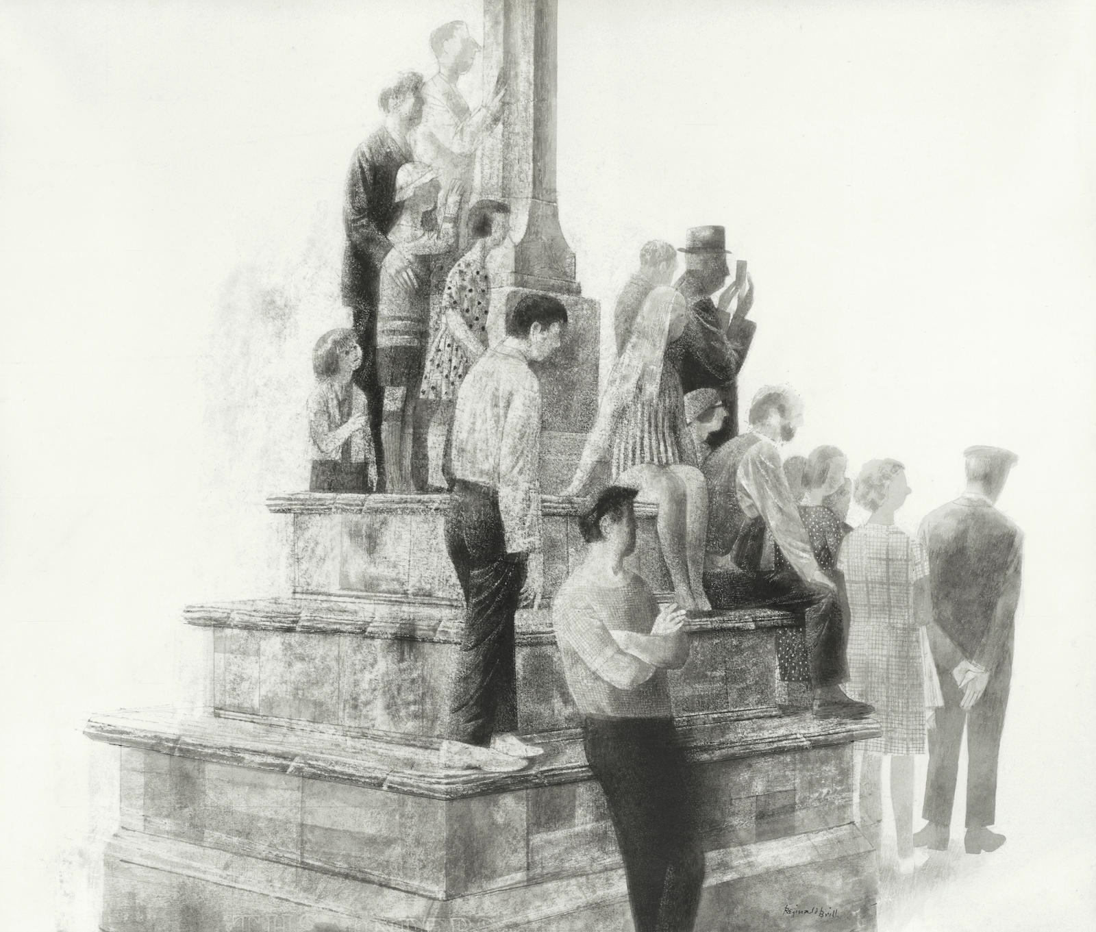 Reginald Brill | Onlookers 3 | MutualArt