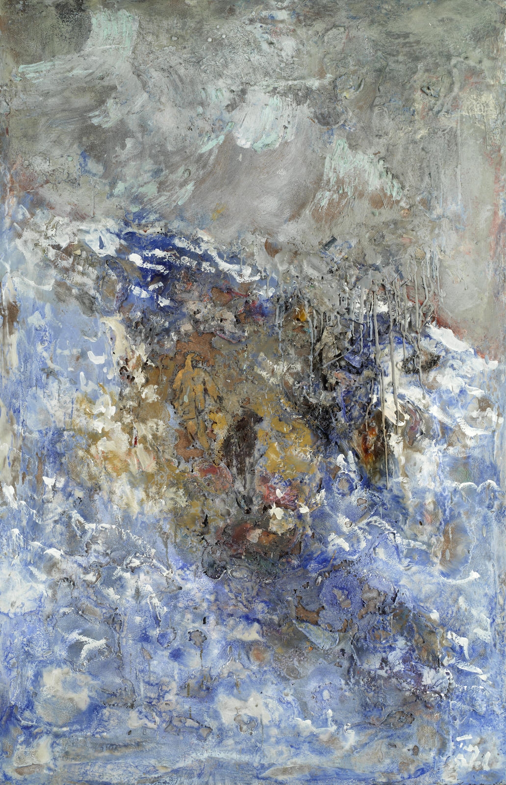 Terry Setch | Man, Dog, Sea (2014) | MutualArt