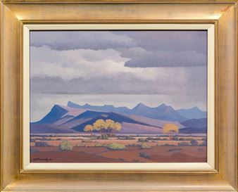 Jacob Hendrik Pierneef | ACACIA TREE IN THE LOWVELD (1949) | MutualArt