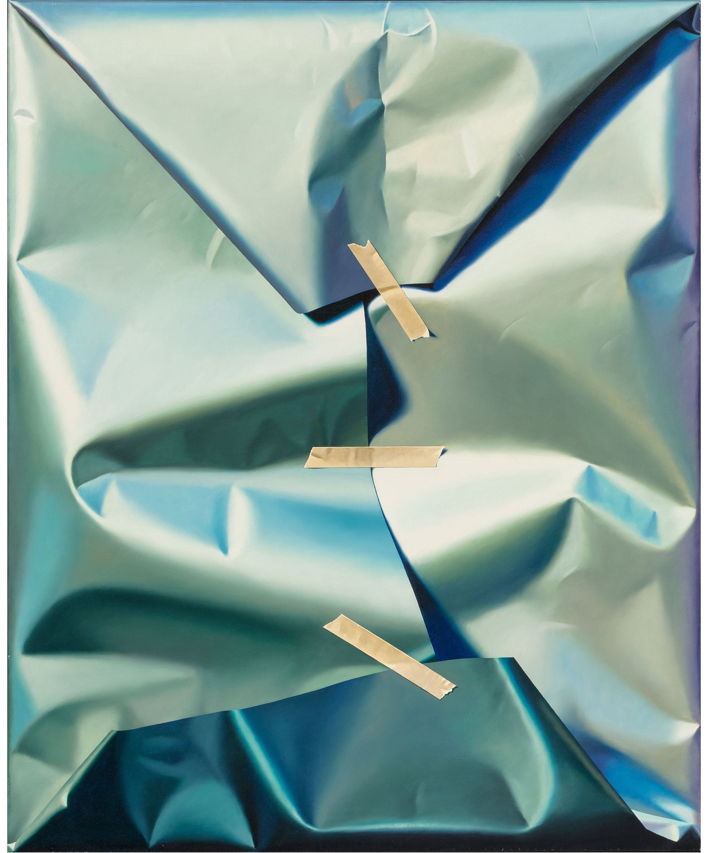 Yrjo Edelmann | Untitled (Blue Wrapping) (1998) | MutualArt